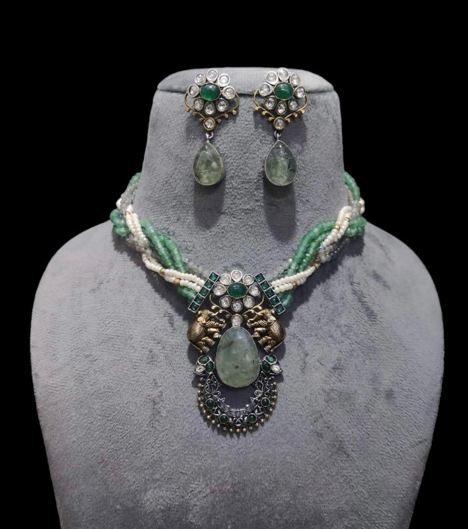 Fusion necklace | Beads necklace – Haas Collections LLC